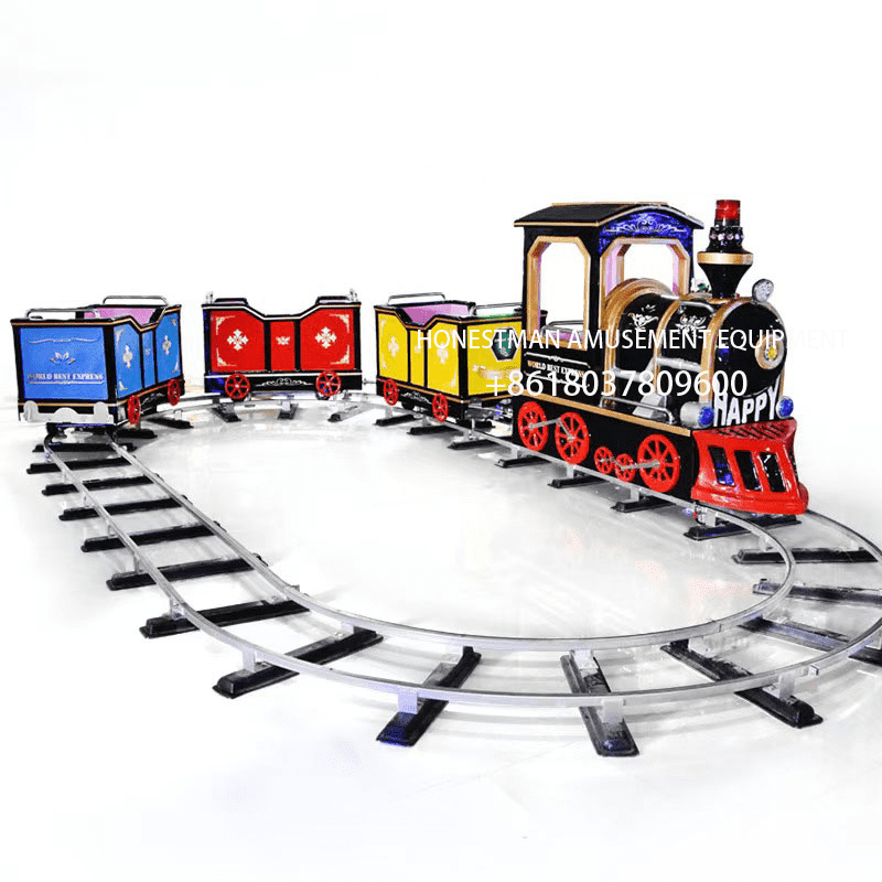 ride on train with tracks - HONESTMAN AMUSEMENT EQUIPMENT