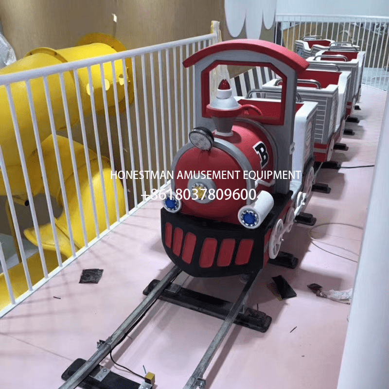 Ride on train with track for kids electric - HONESTMAN AMUSEMENT EQUIPMENT