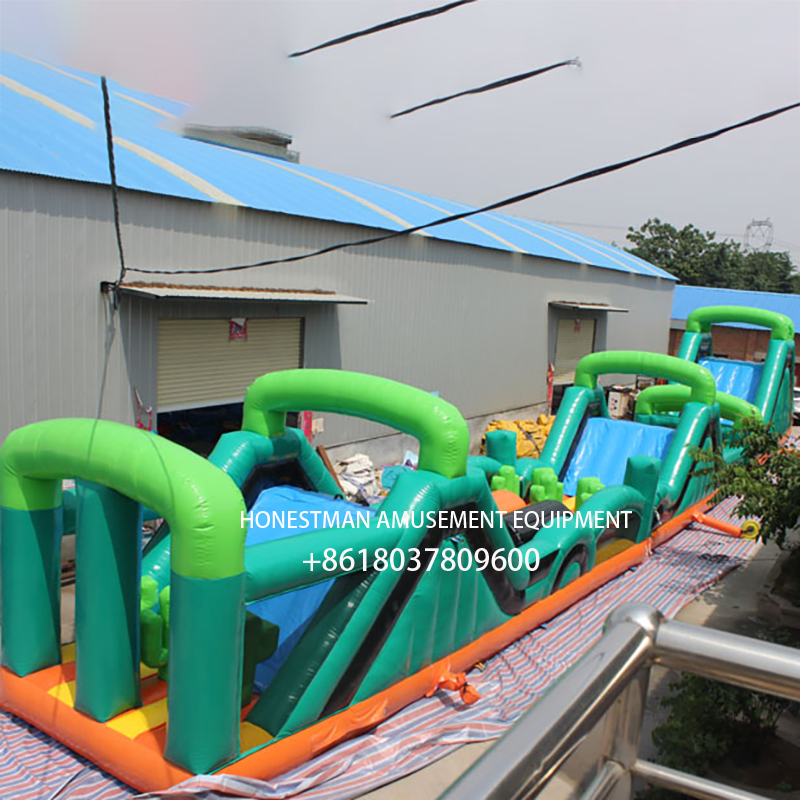 Inflatable obstacle course for kids - HONESTMAN AMUSEMENT EQUIPMENT